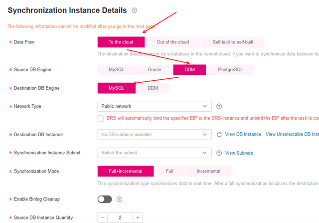 DRS supports now Real-Time Synchronization from DDM into RDS for MySQL ...